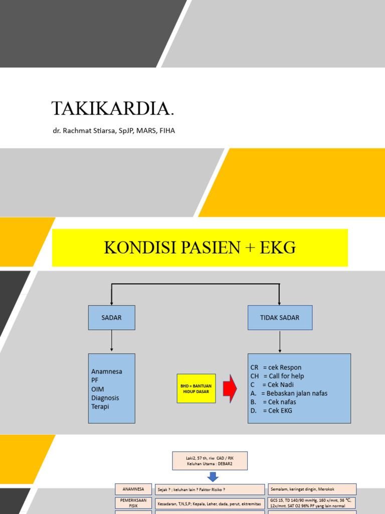 Takikardia Acls Saya | PDF | Clinical Medicine | Medical Specialties