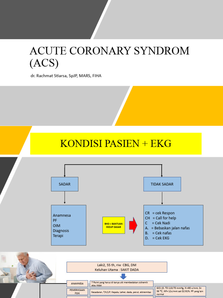 Acs Acls Saya | PDF | Heart | Myocardial Infarction