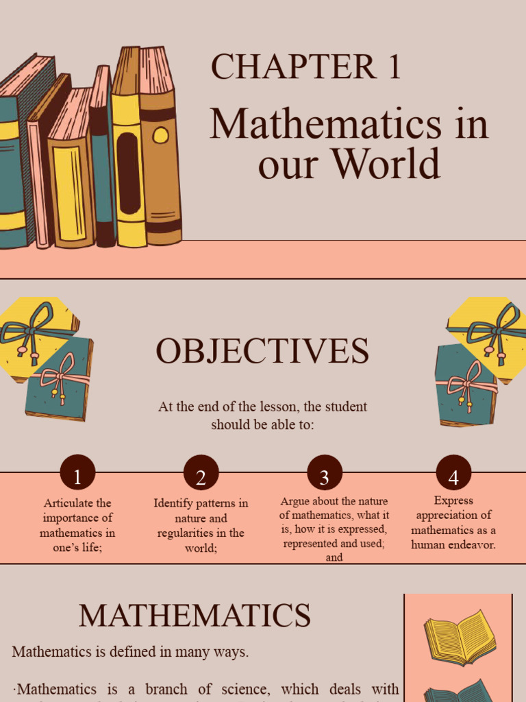 Mathematics in Our World (Chapter1) | PDF | Pattern | Symmetry