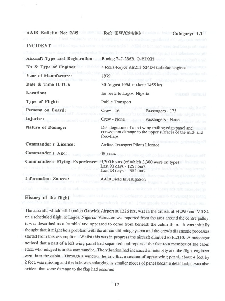 Boeing 747-236B G-BDXH 02-95 | PDF