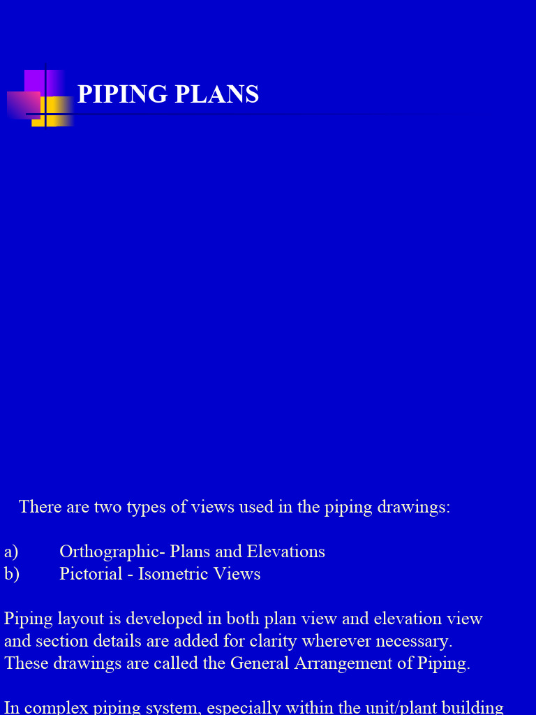 Piping Plans | Download Free PDF | Pipe (Fluid Conveyance) | Building ...
