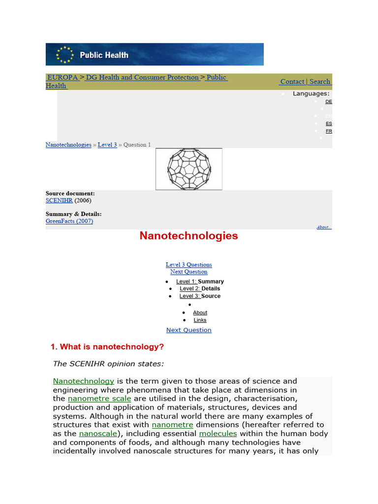 Nano Technology | PDF | Nanotechnology | Nanoparticle