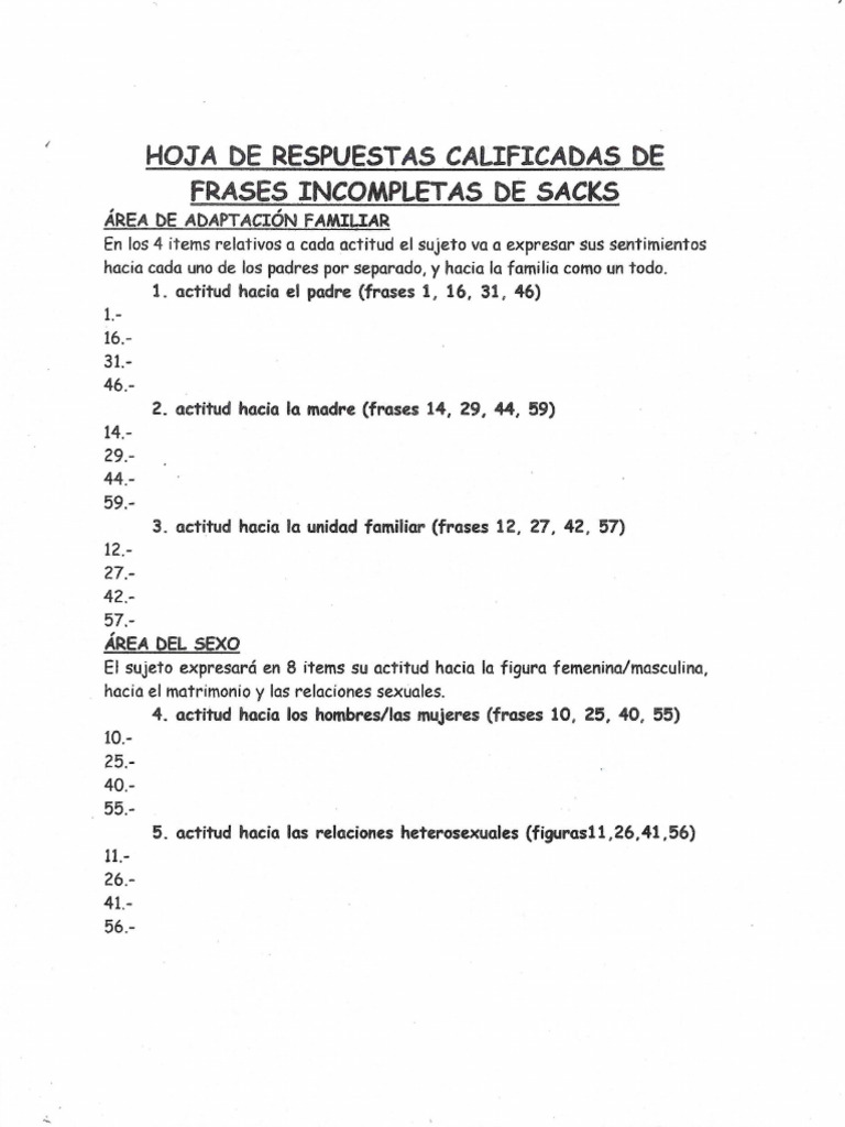 Interpretación Del Sacks | PDF