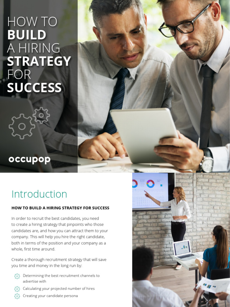 How To Build A Hiring Strategy For Success Occupop | PDF | Recruitment ...