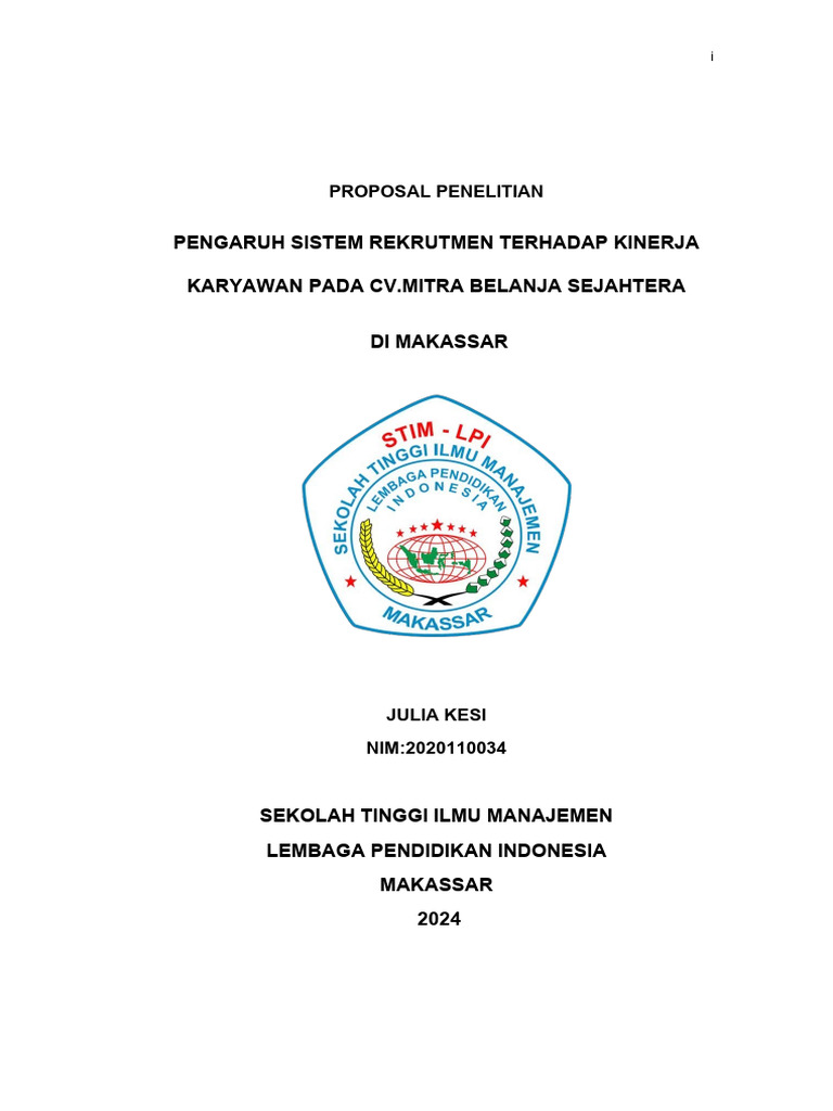 Proposal Julia Kesi - Fixx. | PDF