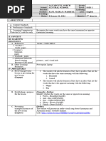 A Detailed Lesson Plan in English 2 | PDF | Lesson Plan | Human ...