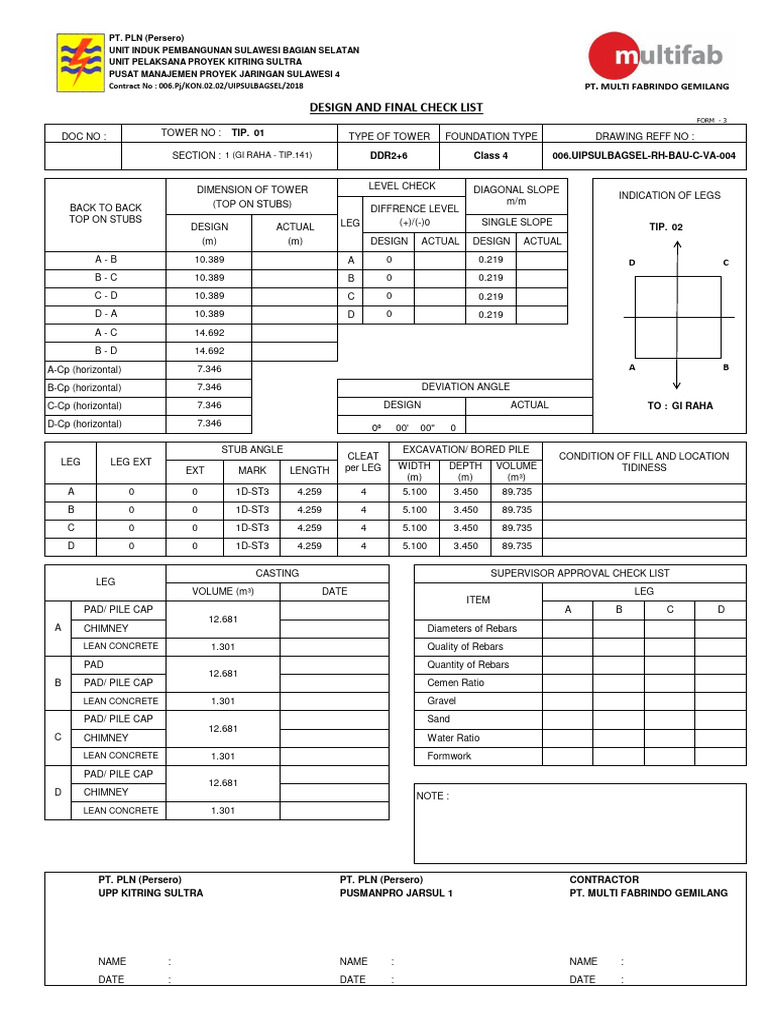 Form Final Check TIP. 01 | PDF | Materials | Architectural Elements