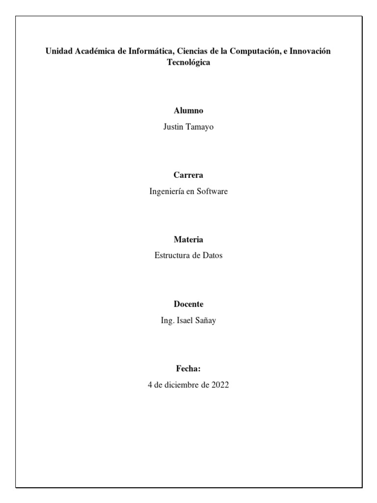 Algoritmos De Ordenamiento Y Busqueda En Los Sitemas De Información Pdf Algoritmos Informática