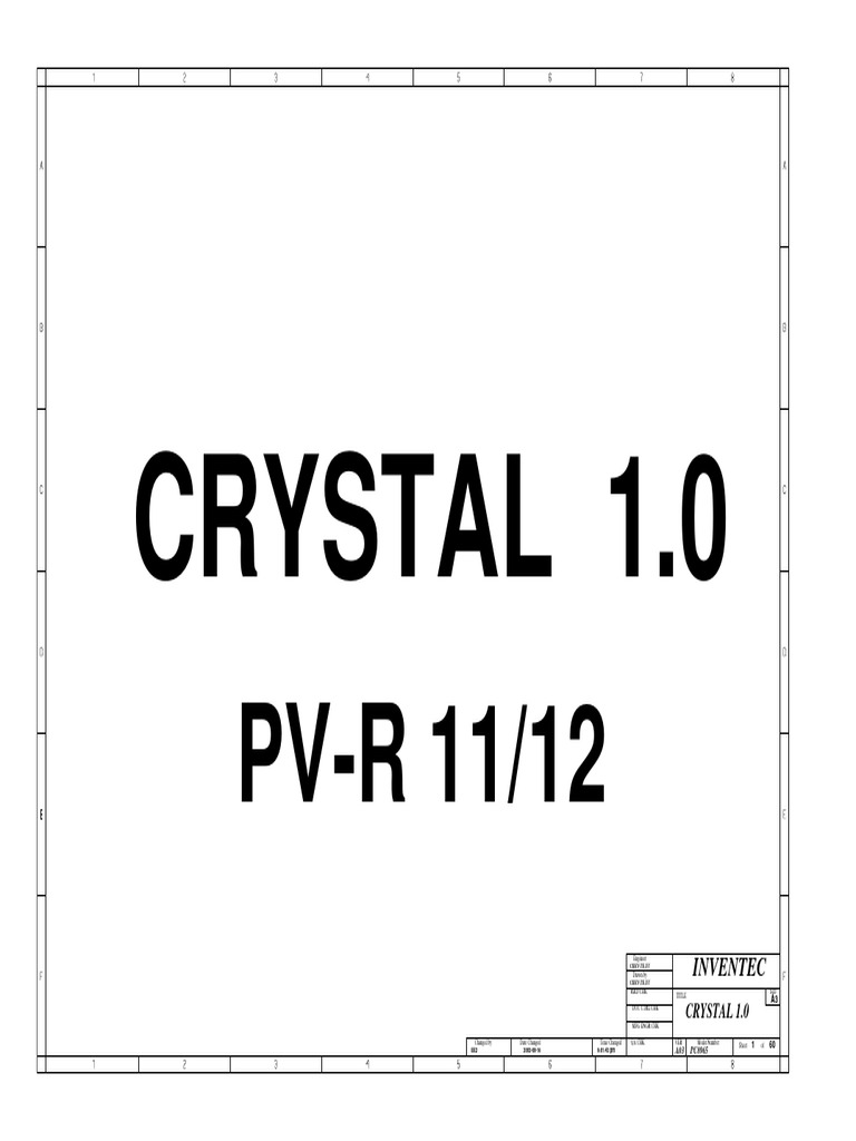 HP Compaq nx5000. M-B CRYSTAL 1.0. Schematic Diagram. | PDF | Personal ...