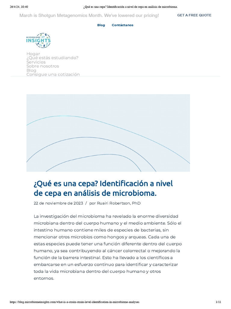 ¿Qué Es Una Cepa - Identificación A Nivel de Cepa en Análisis de ...