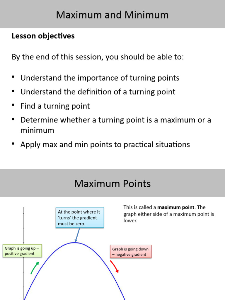 Max-and-Min | Download Free PDF | Derivative | Quadratic Equation