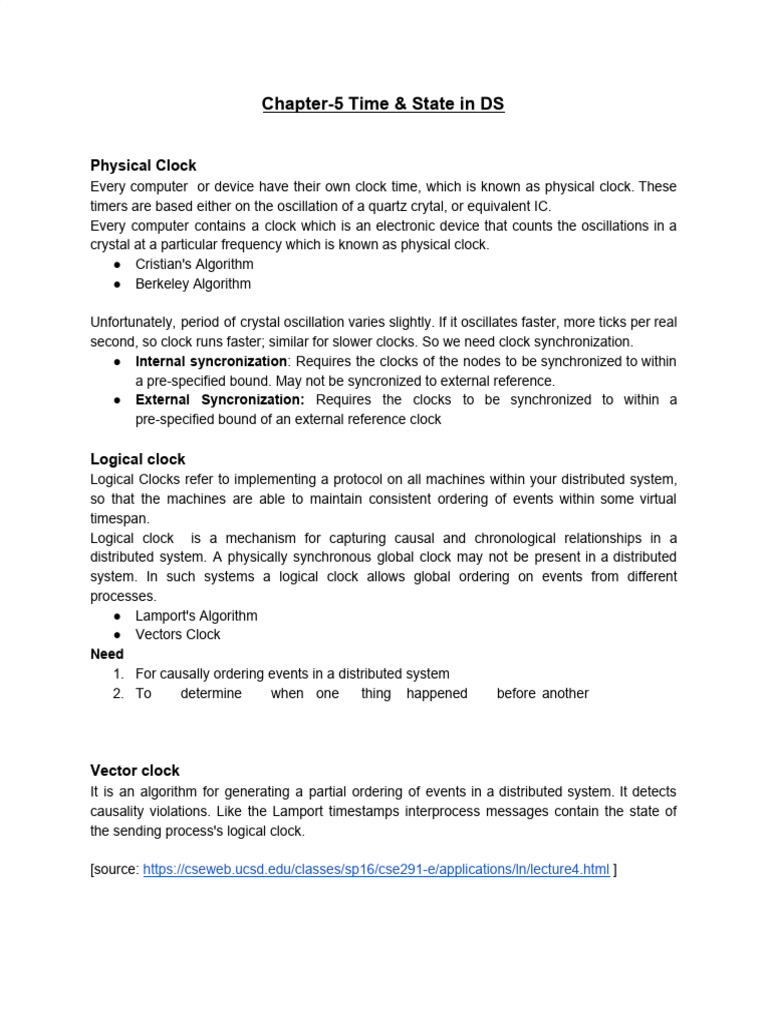 CH 5 Distributed System PDF | PDF | Computer Science | Algorithms