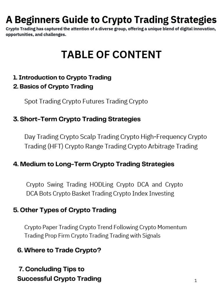 A Beginners Guide To Crypto Trading Strategies (PDF) - Alvatix - PDF - 20240611 - 174050 - 0000 ...