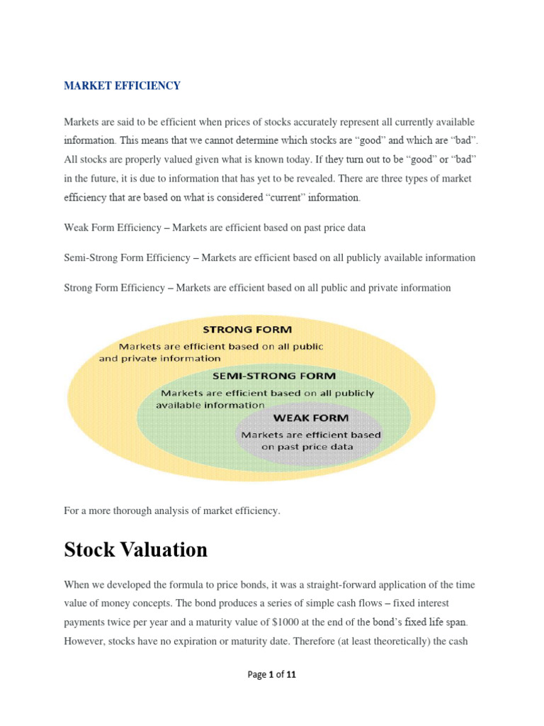 Stock Valuation | PDF | Stocks | Valuation (Finance)
