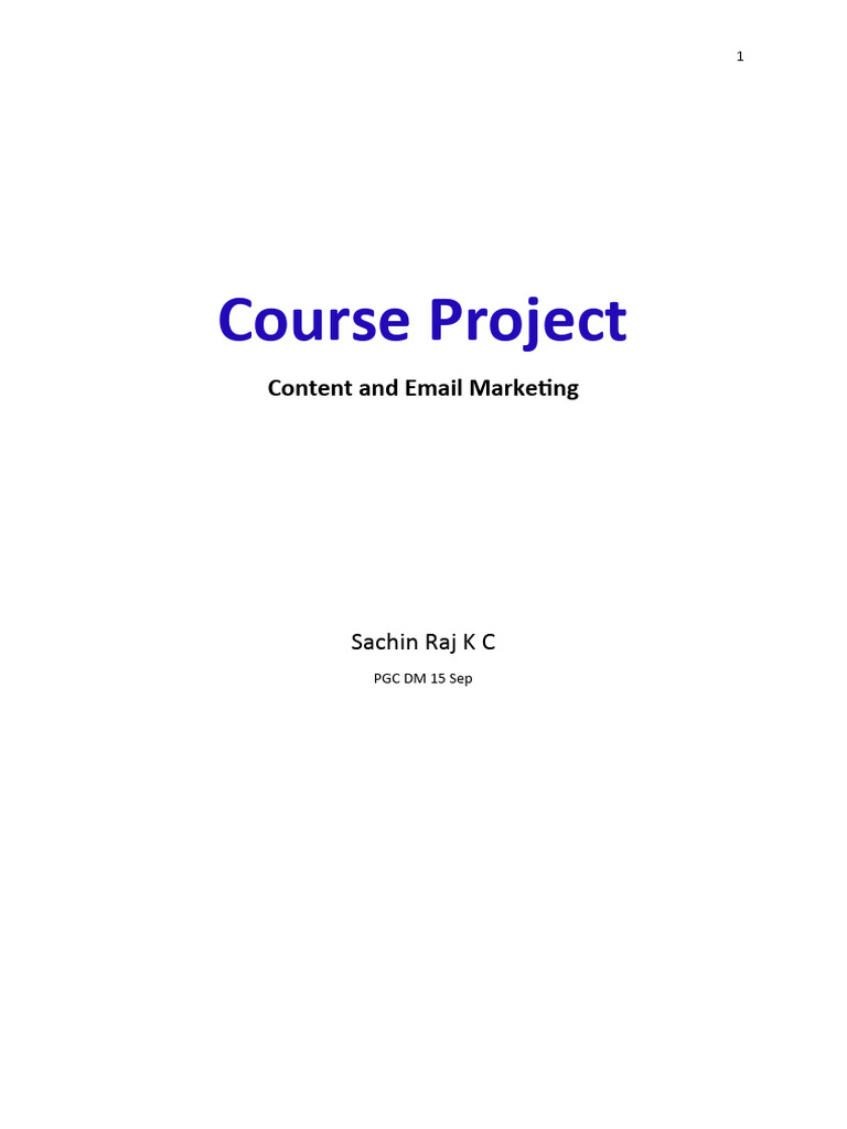 PGC DM project 2 | Download Free PDF | Target Audience | Blog