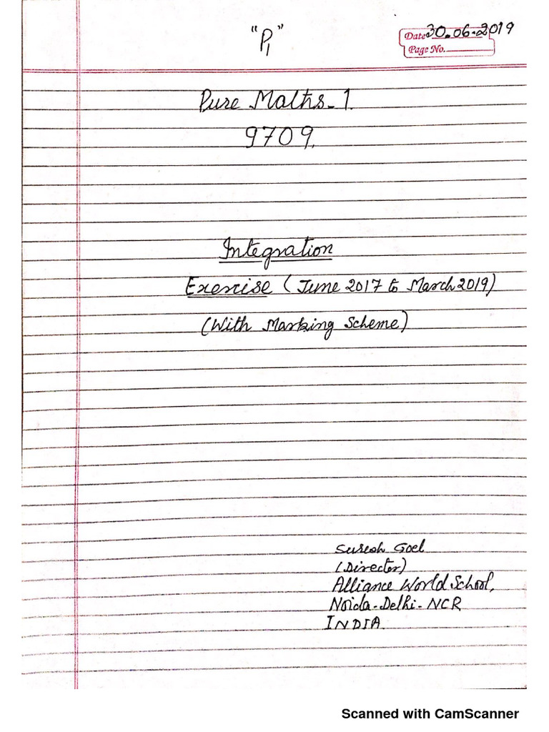 Integration Revision | PDF