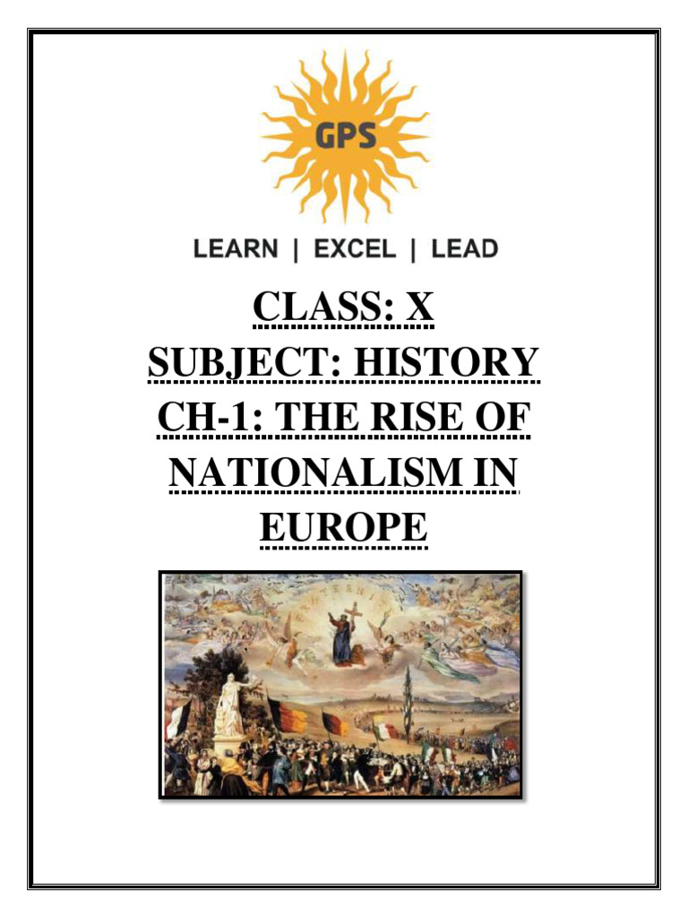 CH-1 The Rise of Nationalism in Europe | Download Free PDF | German ...