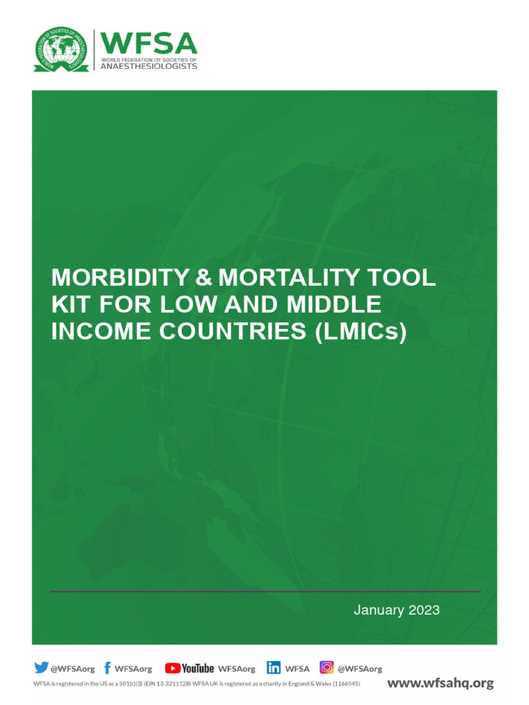 23 Morbidity & Mortality Tool Kit (WFSA) | PDF | Patient Safety ...