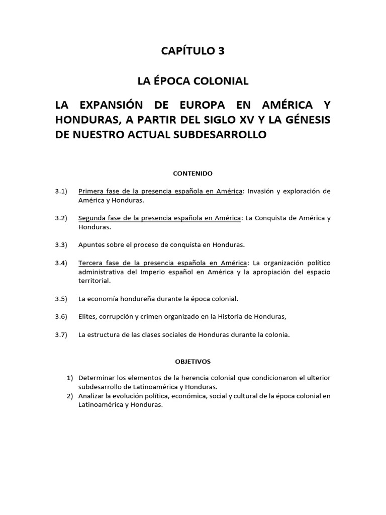 CAAPÍTULO 3 Época Colonial | PDF | Hernán Cortés | Cristobal colon