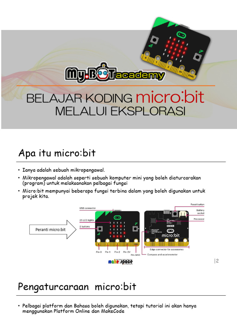 Belajar Koding Melalui Eksplorasi: Micro:bit | PDF