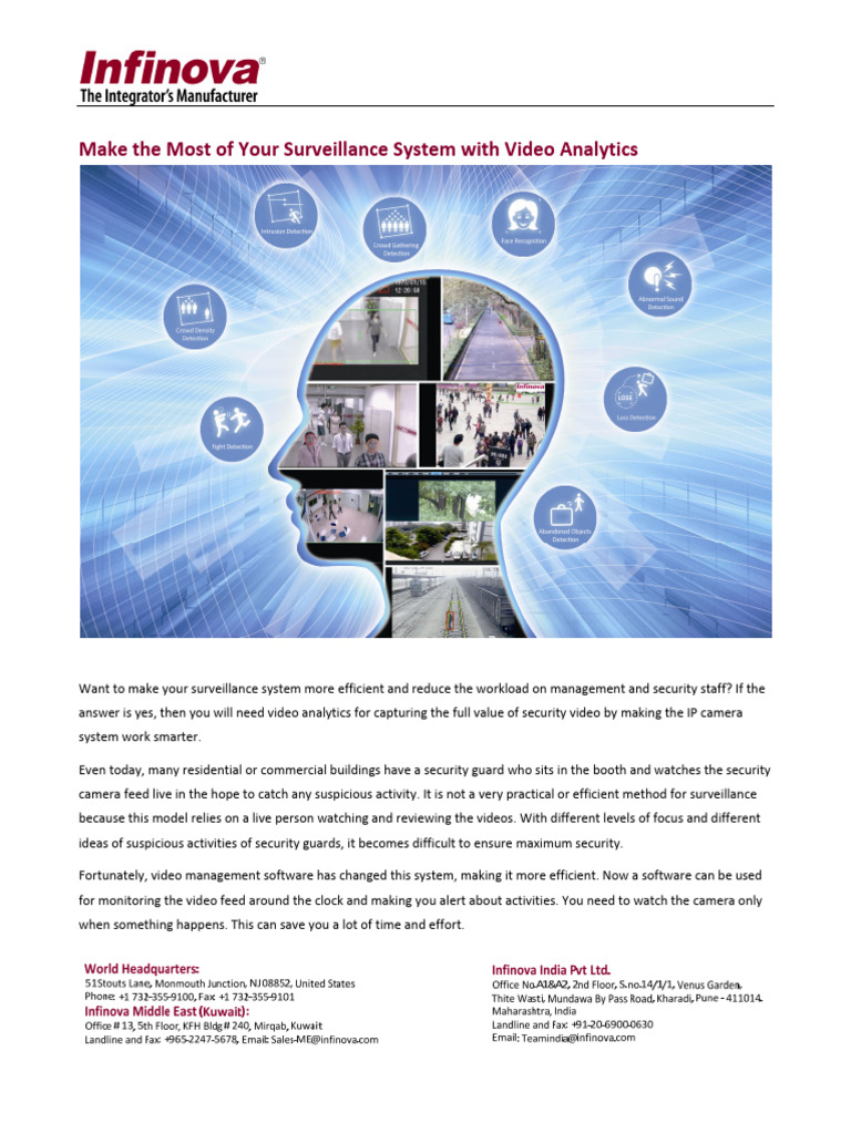 Enhancing Surveillance with Video Analytics | PDF | Closed Circuit ...
