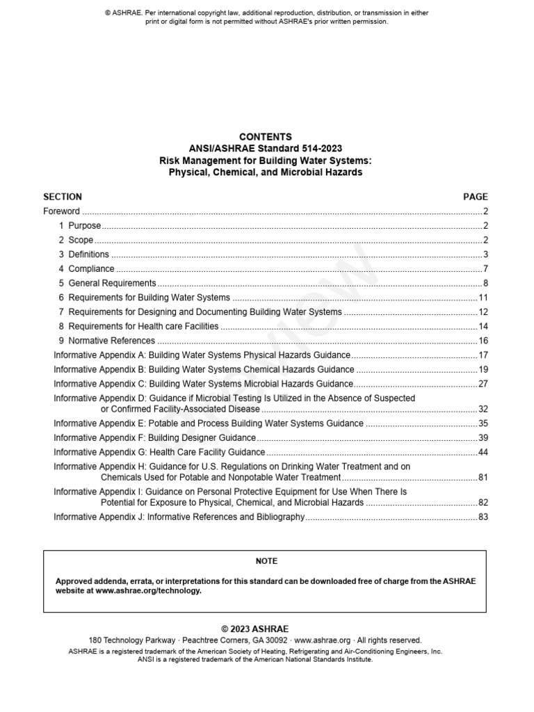 ASHRAE 514-2023 | PDF | Hazards | Risk