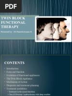 Twin Block Appliance | PDF | Mouth | Science & Mathematics