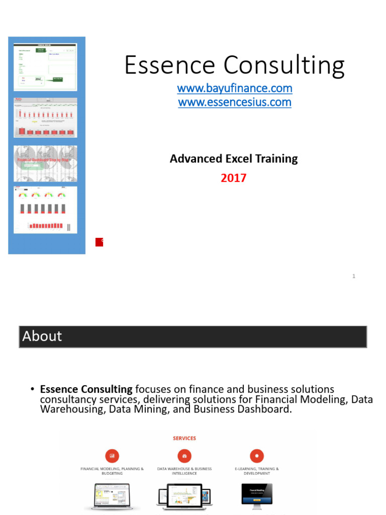 Basic to Intermediate- Training | PDF | Microsoft Excel | Computing
