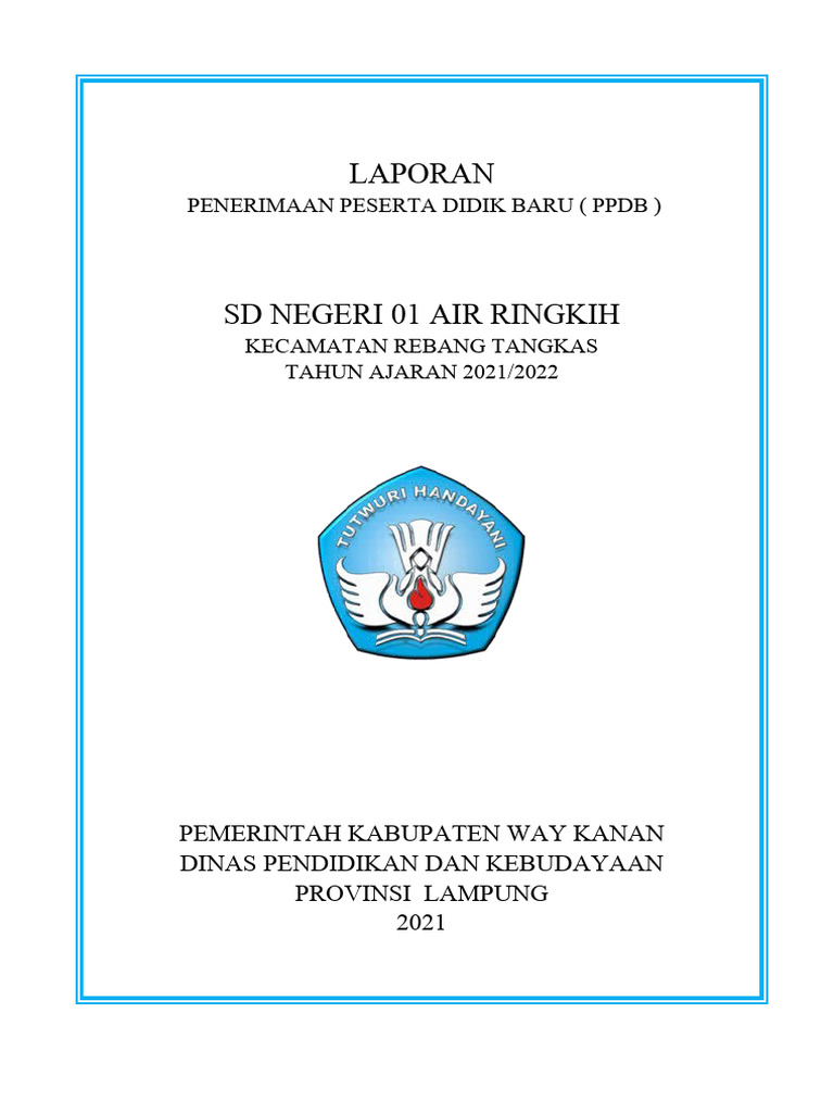 Laporan PPDB T.P 2021-2022 | PDF