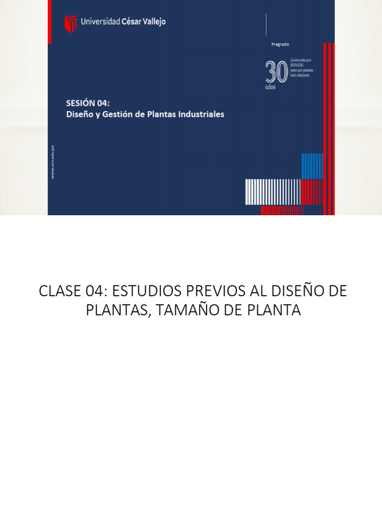 DISEÑO PLANTAS CLASE 04- MATERIAL COMPLEMENTARIO | PDF | Mercado (economía) | Producto (Negocio)
