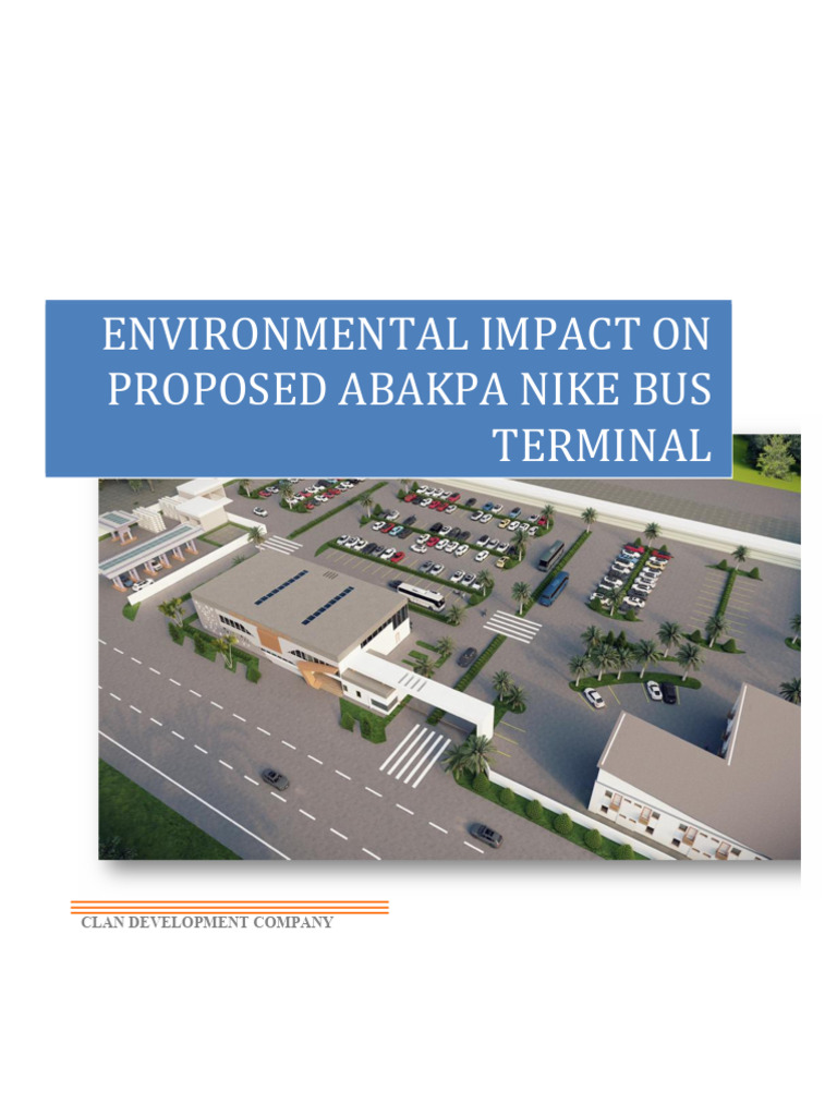 Abakpa Nike Bus Terminal Report | PDF | Bus | Parking