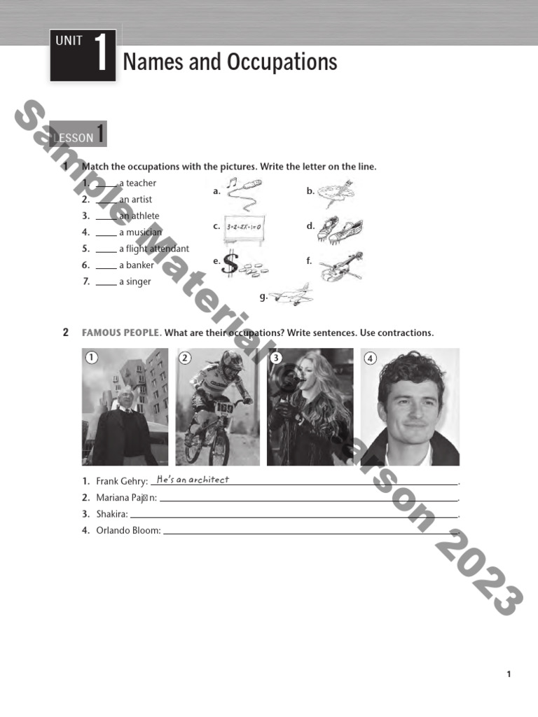 Top Notch FUN U1 - Workbook | PDF