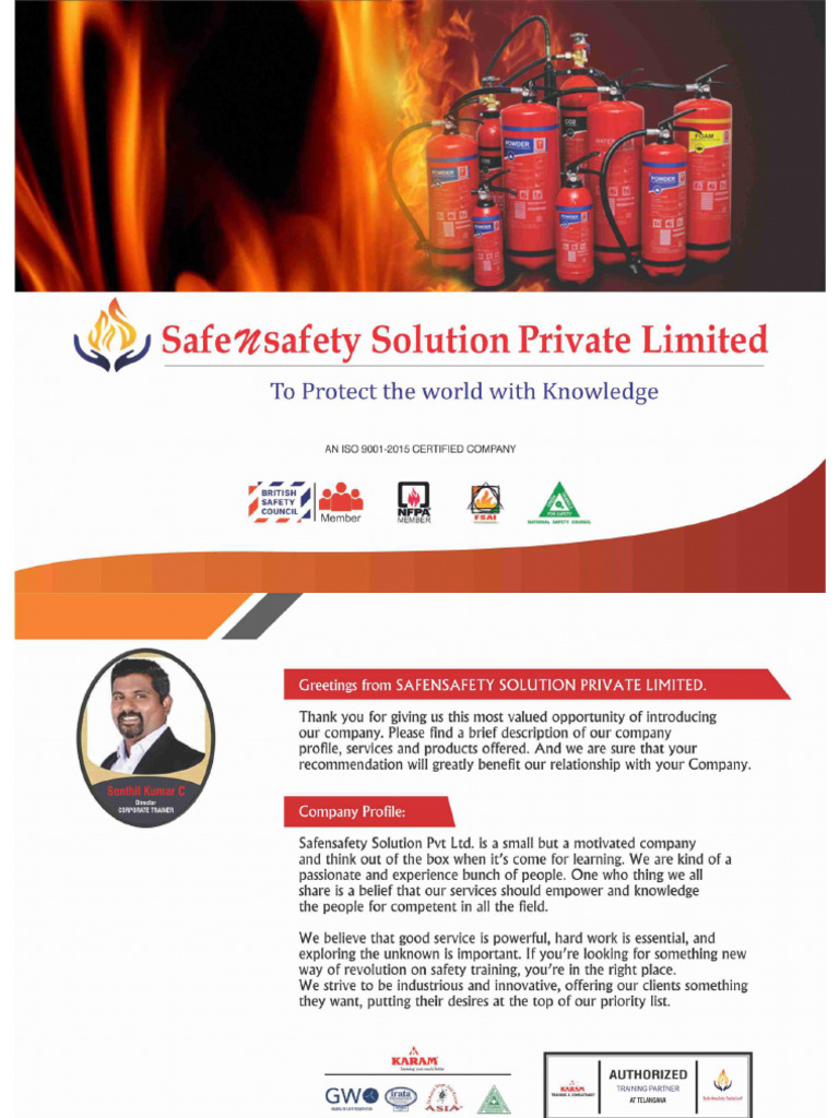 Safensafety Solution Safety Items | PDF
