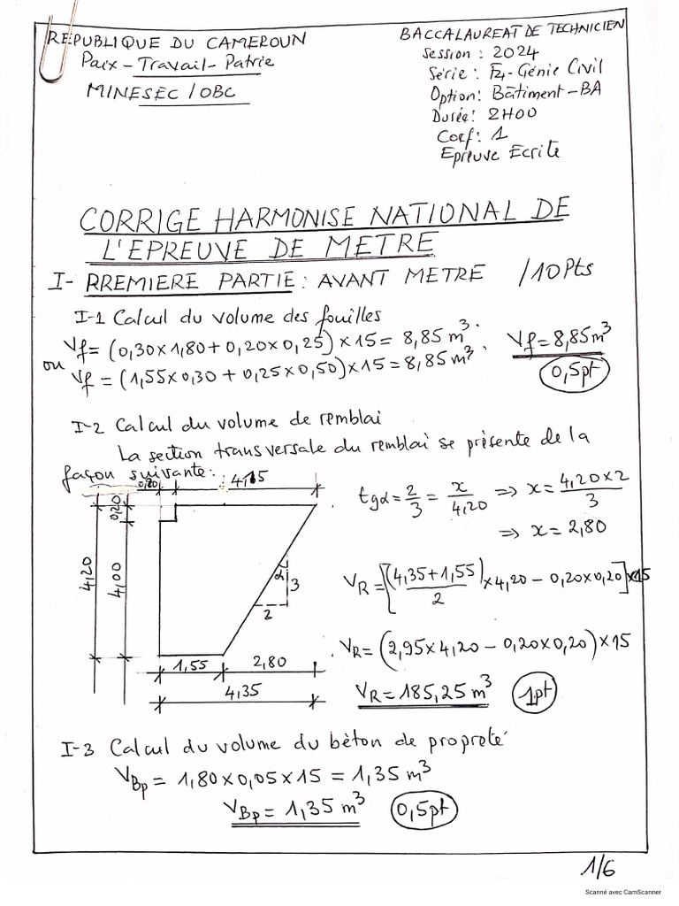 Corrige Mecanique Bacc F4 À 2024 | PDF