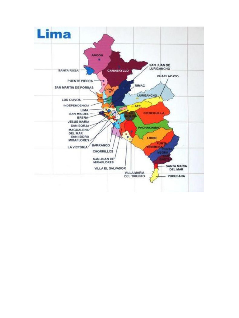 Map Lima | PDF