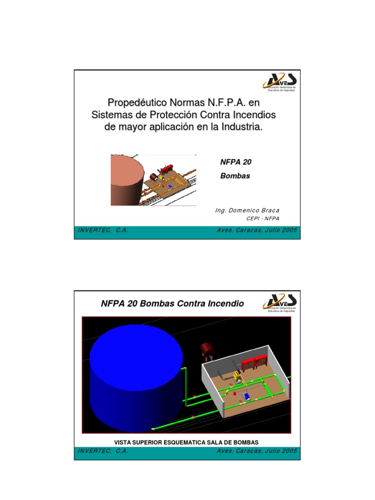 Normas NFPA para sistemas de protección contra incendios y ...