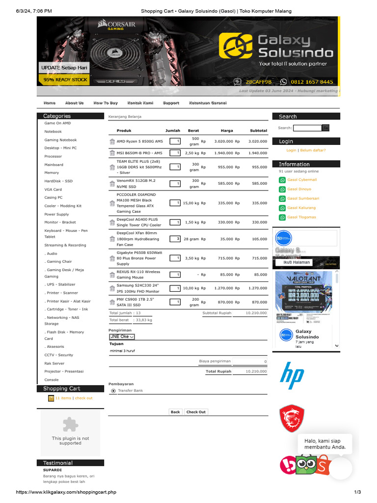 Rakit PC 1 Set | PDF | Laptop | Personal Computers