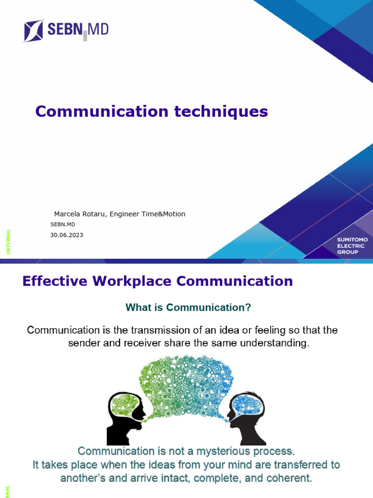 Communication Techniques | PDF | Communication | Behavioural Sciences