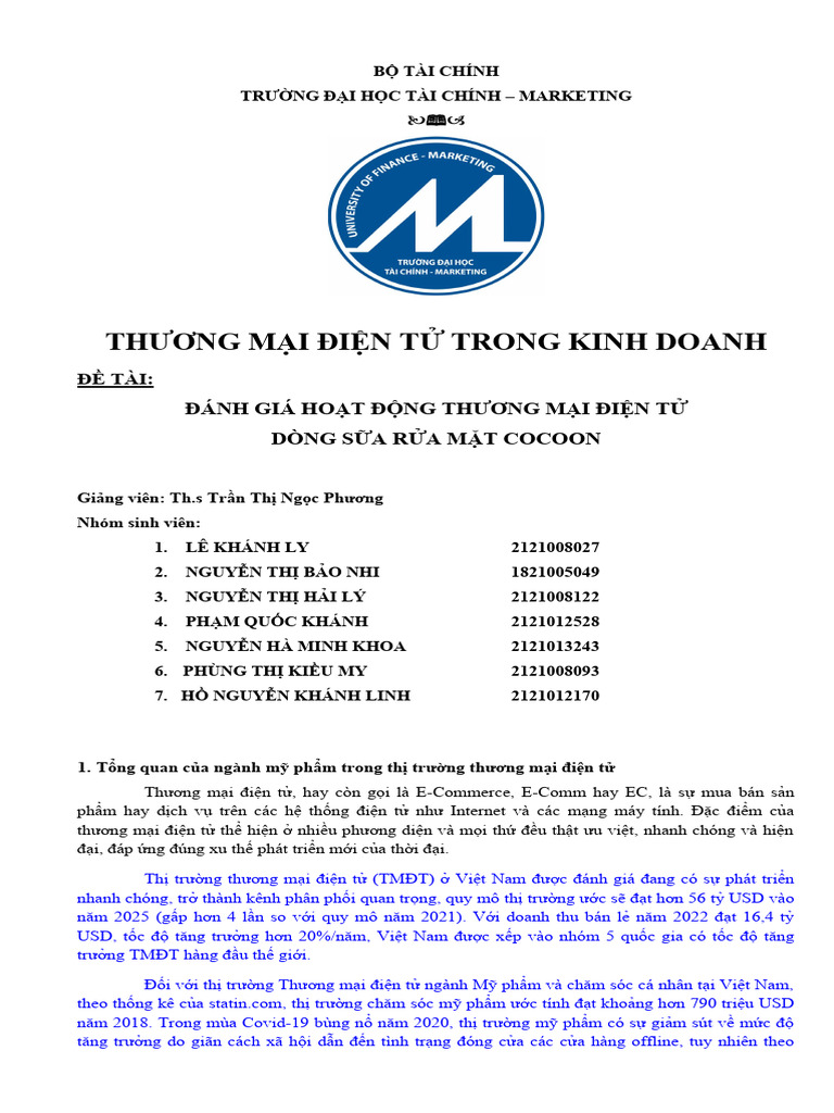 TMĐT Coccoon | PDF
