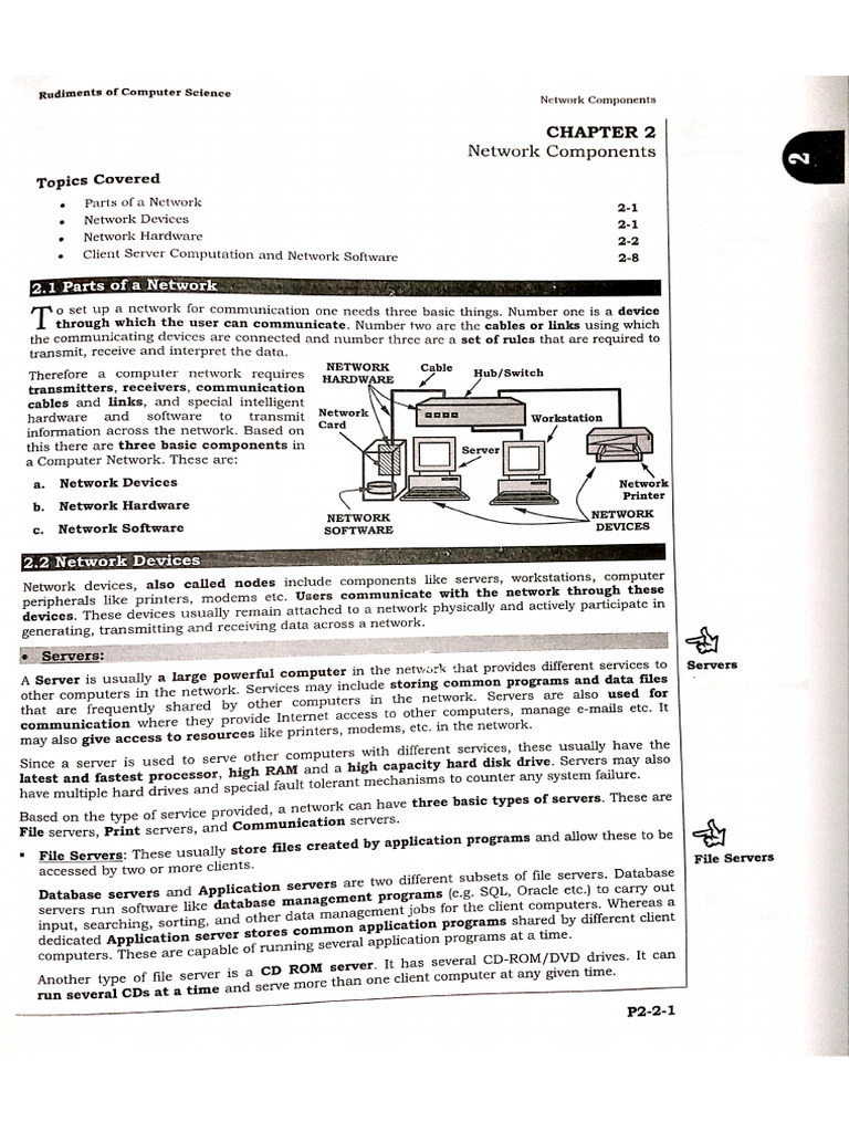 2nd Chapter Network Components | PDF