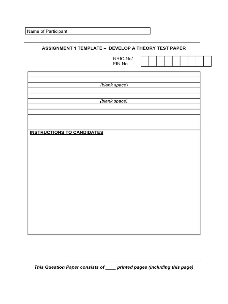 DCA - Assignment Templates | PDF | Multiple Choice | Question