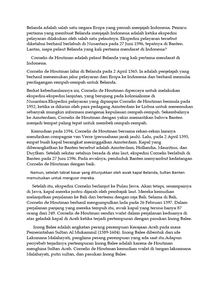 Sejarah Belanda | PDF