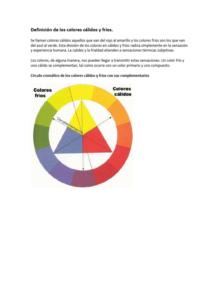 Colores Cálidos y Fríos Pinturas2022 | PDF | Color | Tecnicas artisticas