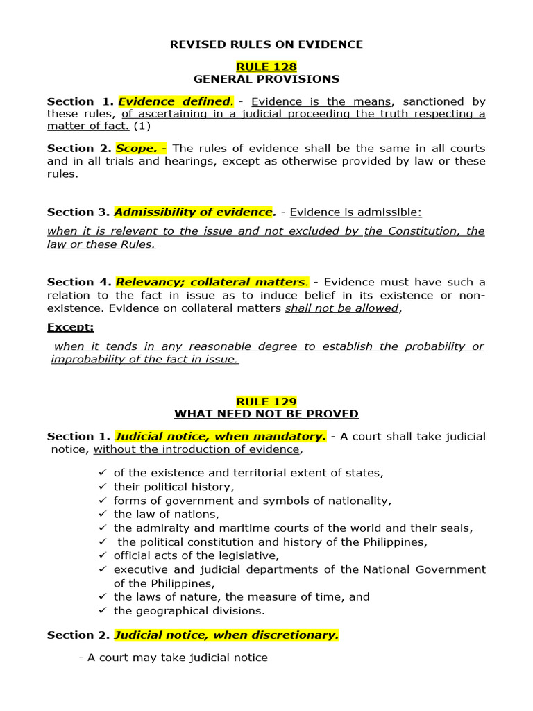 REVIEWER-ON-EVIDENCE | Download Free PDF | Evidence (Law) | Psychotherapy