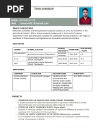 Sunil Resume 1 | PDF | Career & Growth