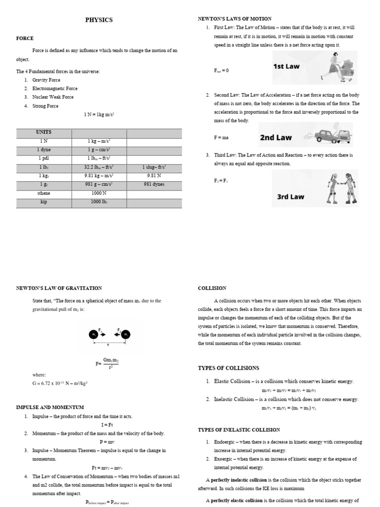 Physics Lecture | PDF | Collision | Momentum