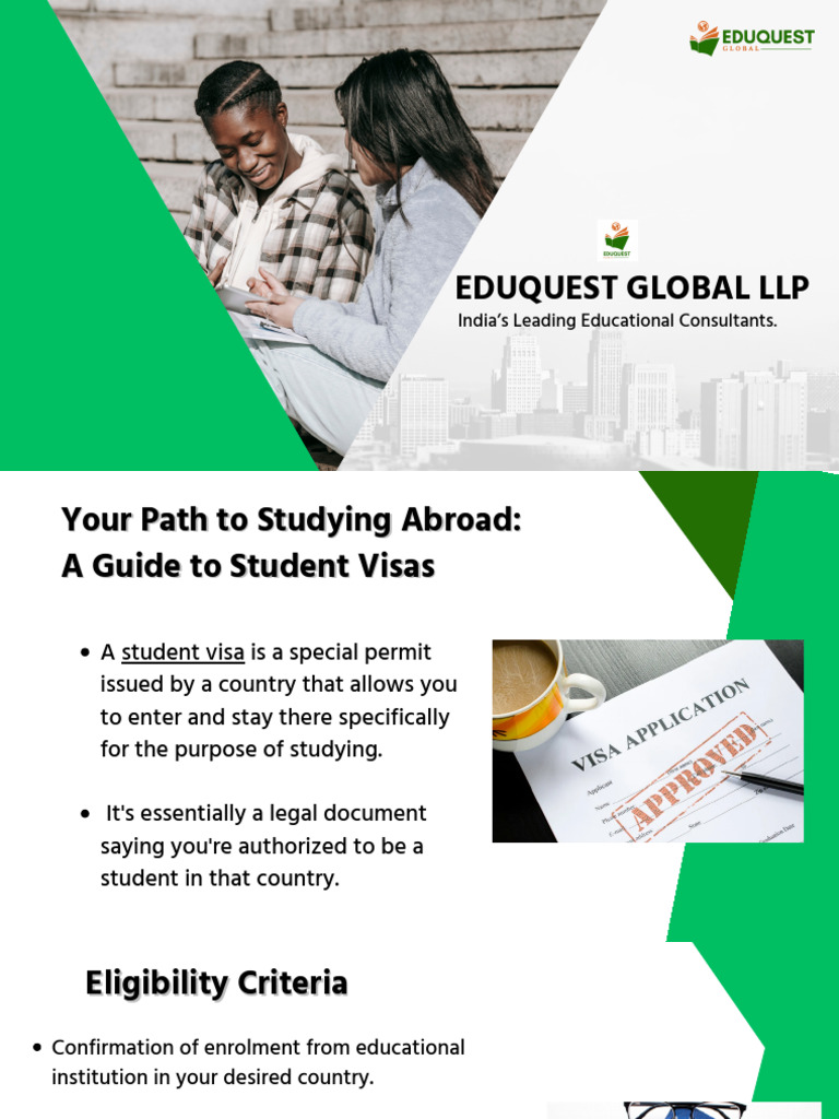 Student Visa Guide for Studying Abroad | PDF