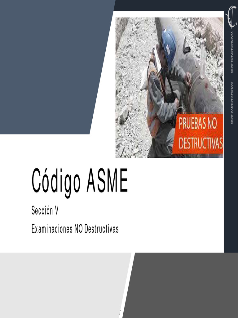 Codigo ASME Sección V | PDF | Ultrasonido | Física Aplicada e ...