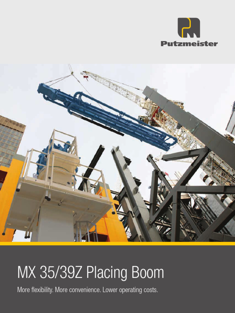 MX 35-39Z Brochure US | PDF | Crane (Machine) | Mechanical Engineering