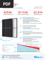 Trina 620w Datasheet | PDF | Solar Panel | Photovoltaics
